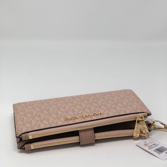 Michael Kors | Bags | Nwt Michael Kors Double Zip Smartphone Wallet ...